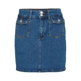 Vero Moda Petite Rock 'VMTESSA' Damen Gr&ouml;&szlig;e 44 blue denim
