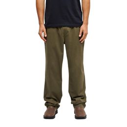 Quiksilver Herren Outdoorhose "Taxer Regular Twill", gr&uuml;n, Gr. S, Obermaterial: 99% Baumwolle, 1% Elasthan., Hosen