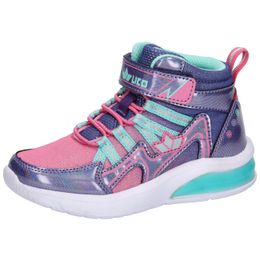 Lico M&auml;dchen Sneaker "Freizeitstiefel Blinky Girl", Gr. 33, blau, Synthetik, Schuhe