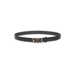 Calvin Klein Belt 'Emblem Print Rectangular Buckle' female size 65 Black