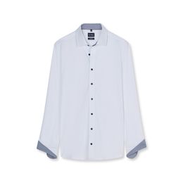 OLYMP Herren Businesshemd "OLYMP Luxor 24/Seven, Modern Fit, New Kent", wei&szlig;, Gr. 45, 92% Baumwolle, 8% Elasthan, Hemden