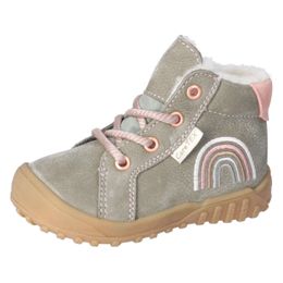 Baby Lauflernschuh "Dusty WMS: weit", Pepino BY RICOSTA, Gr. 23, bunt, Leder, Textil, Schuhe, Babystiefel, Winterschuh, Schn&uuml;rstiefel mit w&auml;rmender