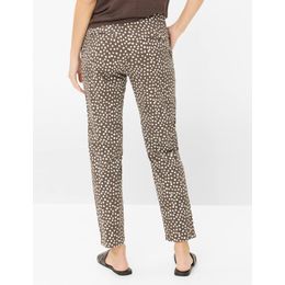 Brax Damen 3/4-Hose "Style MARON S"dunkelbraun, Gr. 19, Web, 78% Baumwolle, 19% Lyocell, 3% Elasthan, Hosen