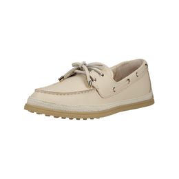 Dolce Vita Damen Bootsschuh "Dolce Vita Halbschuhe Leder", Gr. 37, beige, Leder, Schuhe