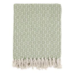 Chic Antique Aix Plaid Decke Gr&uuml;n 150 x 130 cm 150 x 130 cm - Gr&uuml;n