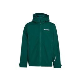 adidas terrex Outdoorjacke 'Xperior' Herren Gr&ouml;&szlig;e L/XL dunkelgr&uuml;n / wei&szlig;