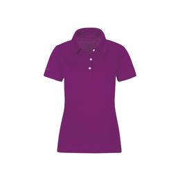 TRIGEMA Damen Poloshirt "TRIGEMA Poloshirt", lila, Basic, Gr. XL, Piqu&eacute;, 100% Baumwolle, Shirts