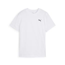 Puma Kinder T-Shirt "WARDROBE ESS T-Shirt Jungen", wei&szlig;, Gr. 140, Obermaterial: 100% Baumwolle. Rippe: 20% Polyester, 80% Baumwolle, Shirts