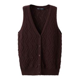 Mango Knitted Vest 'SITONA' female size S Brown