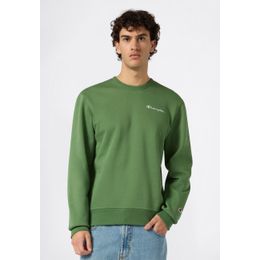 Champion Herren Sweatshirt "ICONS CONTRAST Fleece Crewneck Sweatshirt", gr&uuml;n, Gr. S, Obermaterial: 70% Baumwolle, 30% Polyester, Sweatshirts, mit