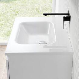 rivea Dia ultraflacher M&ouml;belwaschtisch B: 81 H: 14,2 T: 51,5 cm, BR0054WH,