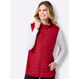 Catamaran Damen Steppweste, rot, Gr. 42, 100% Polyester, Einsatz:88% Polyester, 12% Elasthan, Wattierung:100% Polyester, Westen
