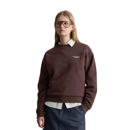 Marc O'Polo Damen Sweatshirt, braun, Gr. XS, MARC O'POLO DENIM, Sweatware, Obermaterial: 100% Baumwolle, Sweatshirts, oversize aus softem French Terry,
