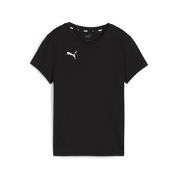 Puma Damen Trainingsshirt "TEAMGOAL CASUALS TEE WMN", schwarz, Gr. XL, unifarben, Jersey, Obermaterial: 100% Baumwolle, Shirts, T-Shirt, mit