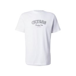 Guess T-Shirt 'Country Club' Herren Gr&ouml;&szlig;e L oliv / rosa / wei&szlig;
