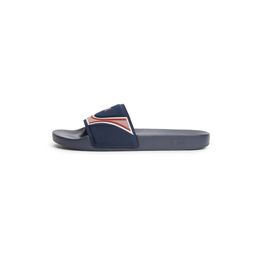 Tommy Jeans Mules 'Logo Strap Pool' male size 40 Navy / Cranberry / White