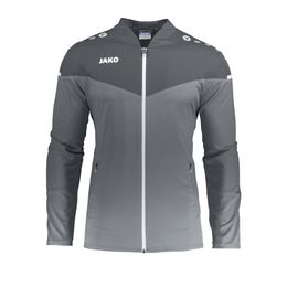 Jako Sportjacke Damen Gr&ouml;&szlig;e XL grau / dunkelgrau / wei&szlig;