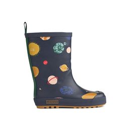 Liewood Rubber Boots boy size 25 Dark blue / Yellow / Green / White