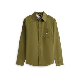 Tommy Jeans Button Up Shirt male size L Khaki