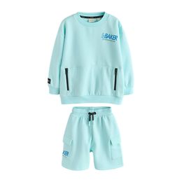 Baker By Ted Baker Set Jungen Gr&ouml;&szlig;e 116 blau / hellblau / schwarz