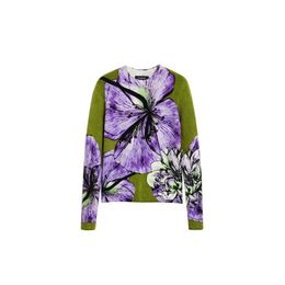 Desigual Pullover Damen Gr&ouml;&szlig;e XL oliv / mischfarben