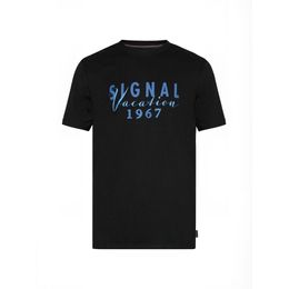 Signal T-shirt ' FinnSi ' Herren Gr&ouml;&szlig;e 4XL schwarz