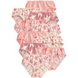 next Unterhose M&auml;dchen Gr&ouml;&szlig;e 164 hellbeige / rosa / pitaya / wei&szlig;