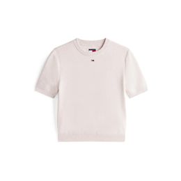 Tommy Jeans Sweatshirt 'ESSENTIAL' female size XXS Light beige / Navy / Red / White