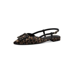 Tamaris Slingpumps Damen Gr&ouml;&szlig;e 41 umbra / dunkelbraun / schwarz Sommerschuhe
