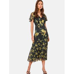 Lipsy Kleid Damen Gr&ouml;&szlig;e 38 gelb / gr&uuml;n / schwarz Sommerkleid