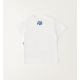 IDO Jungen T-Shirt "BABY BOY SUMMER T-SHIRT", wei&szlig;, Gr. 104, 100% Baumwolle, Shirts