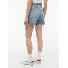 Tommy Jeans Damen Jeansshorts "MOM SHORT RWB CBF CJ6115"denim light, Gr. 27, unifarben, Denim/Jeans, Obermaterial: 99% Baumwolle, 1% Elasthan, Jeans,