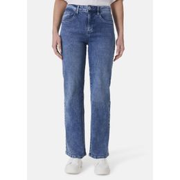 STOOKER WOMEN Damen Weite Jeans "Mary Stretch Wide leg fit", blau, Gr. 36, Jersey, 99% Baumwolle, 1% Elasthan, Jeans, Wide Leg Fit Casual Clean Wash