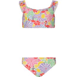 ZIGZAG Damen Balconette-Bikini "Carly", bunt, Gr. 92, bedruckt, mehrfarbig, 80% Polyamid, 20% Elasthan, Bikini-Sets, mit stylischem R&uuml;schendetail