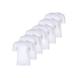 BOSS Herren T-Shirt "T-Shirt T-Shirt RN 3P Classic 6er Pack", wei&szlig;, Gr. XL, Obermaterial: 100% Baumwolle CO., Shirts