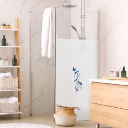 Bilderwelten Folie Duschsichtschutz | Sichtschutzfolie Dusche Bl&uuml;mchen II