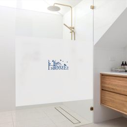 Bilderwelten Folie Duschsichtschutz | Sichtschutzfolie Dusche Home floral