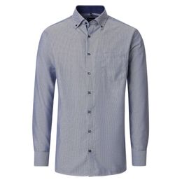 Venti Herren Businesshemd "Venti Businesshemd Langarm uni", blau, Gr. 48, unifarben, 100% Baumwolle, Hemden