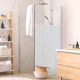 Bilderwelten Folie Duschsichtschutz | Sichtschutzfolie Dusche No.YK52 Sechseck