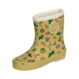 Druppies M&auml;dchen Gummistiefel "Regenstiefel Summer", Gr. 24, wei&szlig;, Obermaterial: 100% Naturkautschuk NaRubber., Schuhe