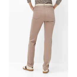 Brax Damen 5-Pocket-Hose "Style MARY"taupe, Gr. 44, Web, 40% Lyocell, 28% Modal, 17% Baumwolle, 12% Elastomultiester, 3% Elasthan, Hosen