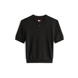Tommy Jeans Pullover 'ESSENTIAL' Damen Gr&ouml;&szlig;e S schwarz