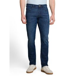 Tom Tailor Herren 5-Pocket-Jeans "Style JOSH", blau, Gr. 31, unifarben, Denim/Jeans, Obermaterial: 95% Baumwolle, 4% Elastomultiester, 1% Elasthan,