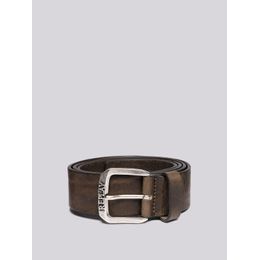 Replay Herren Lederg&uuml;rtel, grau, Gr. 85, Rindsleder, G&uuml;rtel