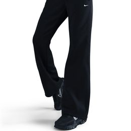 Nike Sportswear Damen Sporthose "W NSW NK WR MR POLY KNIT PNT", schwarz, Gr. L, Obermaterial: 33% Viskose, 32% Polyacryl, 31% Baumwolle, 4% Elasthan,