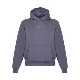 DROPSIZE Herren Kapuzensweatshirt "Dropsize HEAVY OVERSIZE MIDDLE RUBBER PATCH HOODIE", grau, Gr. M, 70% Baumwolle, 30% Polyester, Sweatshirts