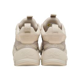 Buffalo Damen Trainingsschuh "Buffalo BINARY ATHENA - VEGAN NUBUCK/MESH", Gr. 38, beige, Lederimitat, unifarben, Schuhe