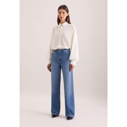 Seidensticker Damen 5-Pocket-Hose, blau, Gr. 40, unifarben, 99% Baumwolle 1% Elasthan, Hosen