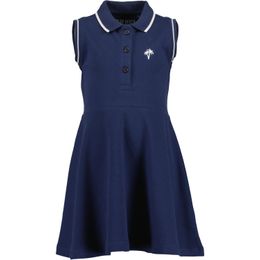 Blue Seven M&auml;dchen Jerseykleid "Kleid", blau, Gr. 122, 95% Baumwolle, 5% Elasthan, Kleider