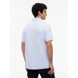 Tommy Jeans Herren Poloshirt "TJM REGULAR TIPPED"moonlight iris, Gr. 4XL, Jersey, Obermaterial: 100% Baumwolle, Shirts, Regular fit mit Polokragen
